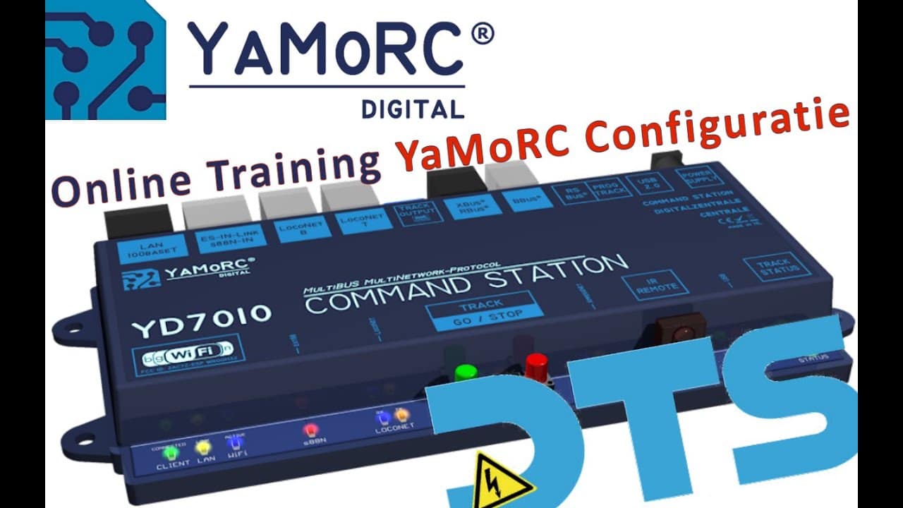 DTS Tutorial: Eerste Gebruik YaMoRC YD7010 - Domburg Train Support